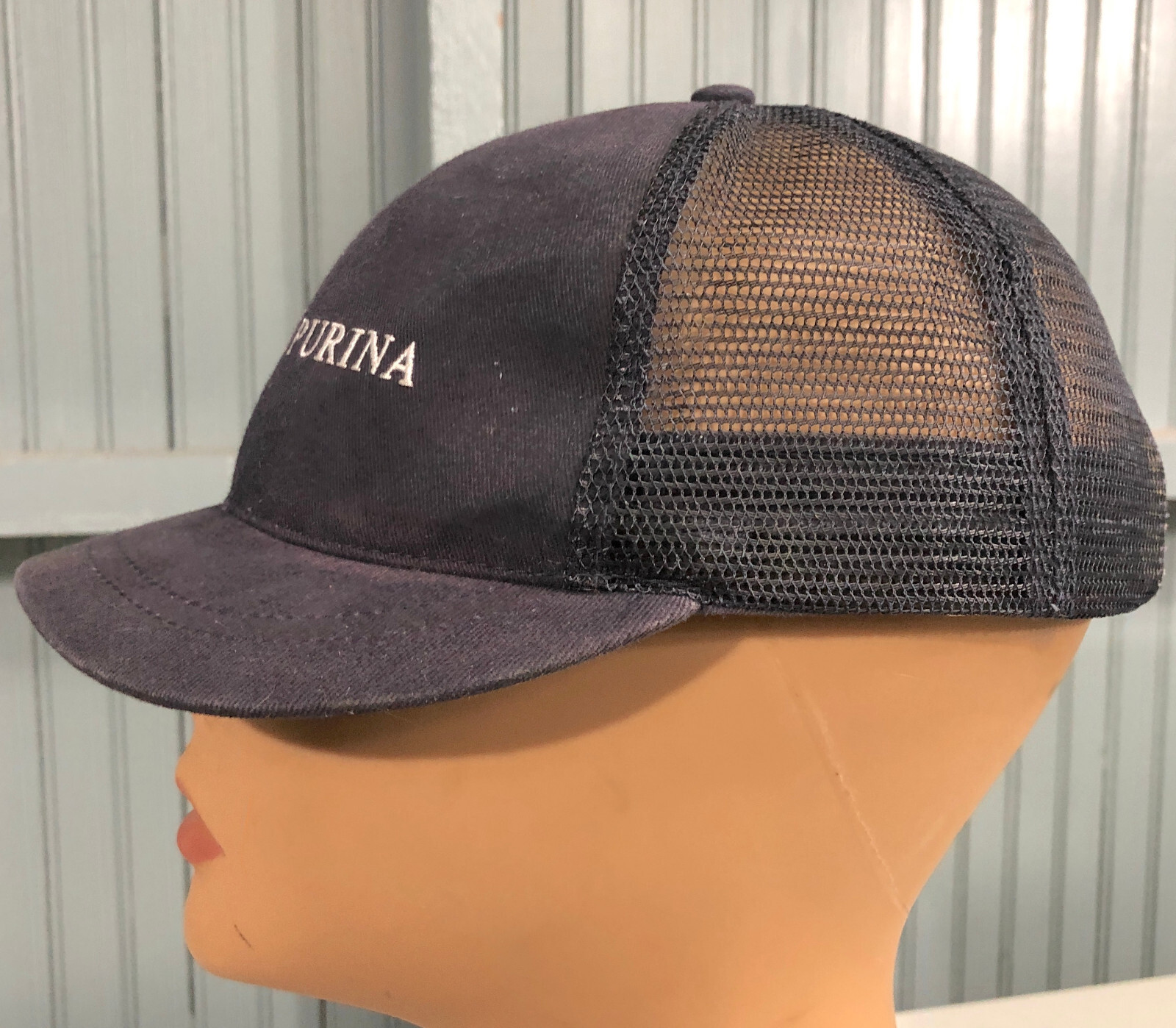 Nestle Purina Checkerboard Gray Adjustable Small / Kids Baseball Cap ...