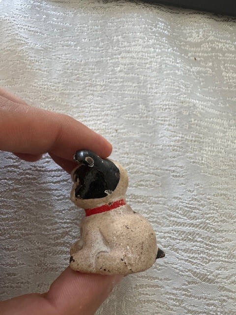 ANTIQUE HUBLEY PA USA FIDO DOG CAST IRON DESK ART STATUE TOY ...