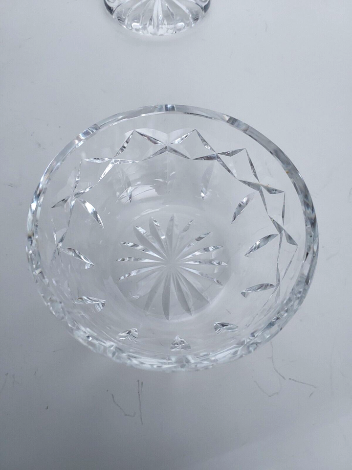 Waterford Crystal Vintage Kerry Creamer Sugar & Butterfly vase , 3 pc ...