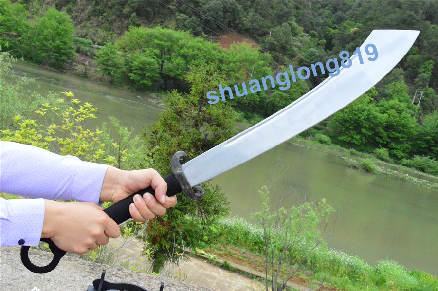 High Quality Chinese Red-Army Broadsword DaDao Sword Sharp Carbon Steel ...