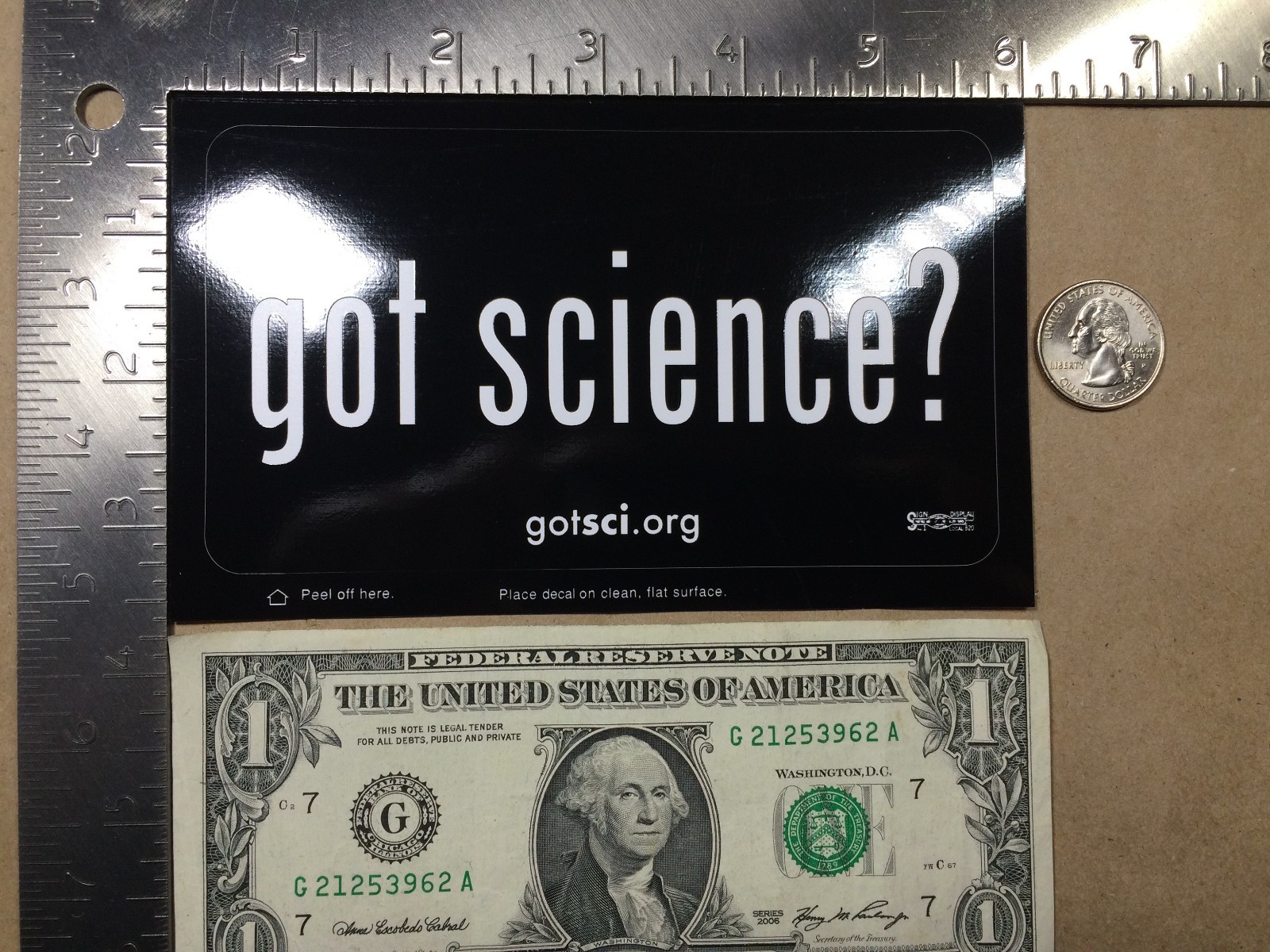 got science? Bumper Sticker Decal Union of Concerned Scientists | eBay