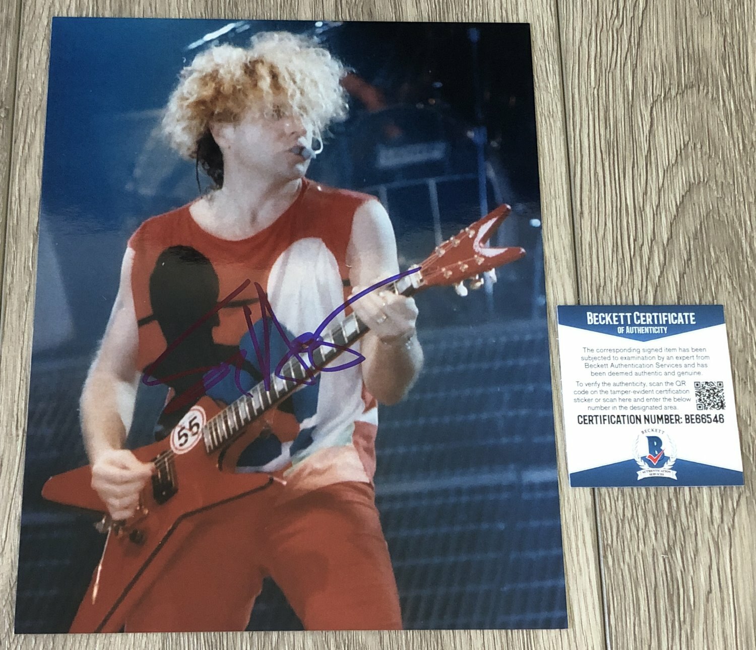 SAMMY HAGAR SIGNED AUTOGRAPH VAN HALEN 8x10 PHOTO A w/PROOF & BECKETT ...