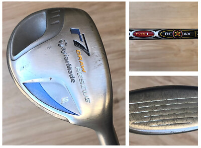 TAYLORMADE R7 DRAW RESCUE 39 1/2” TITANIUM 5 WOOD 25 Degree Graphite RH ...