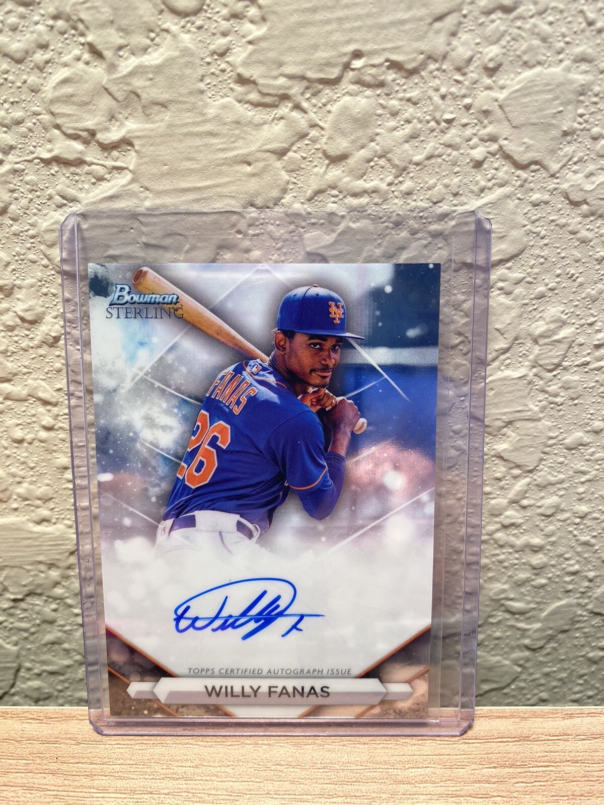 2023 Bowman Sterling Willy Fanas Auto Autograph Rc Rookie Mets PA-WF JF ...