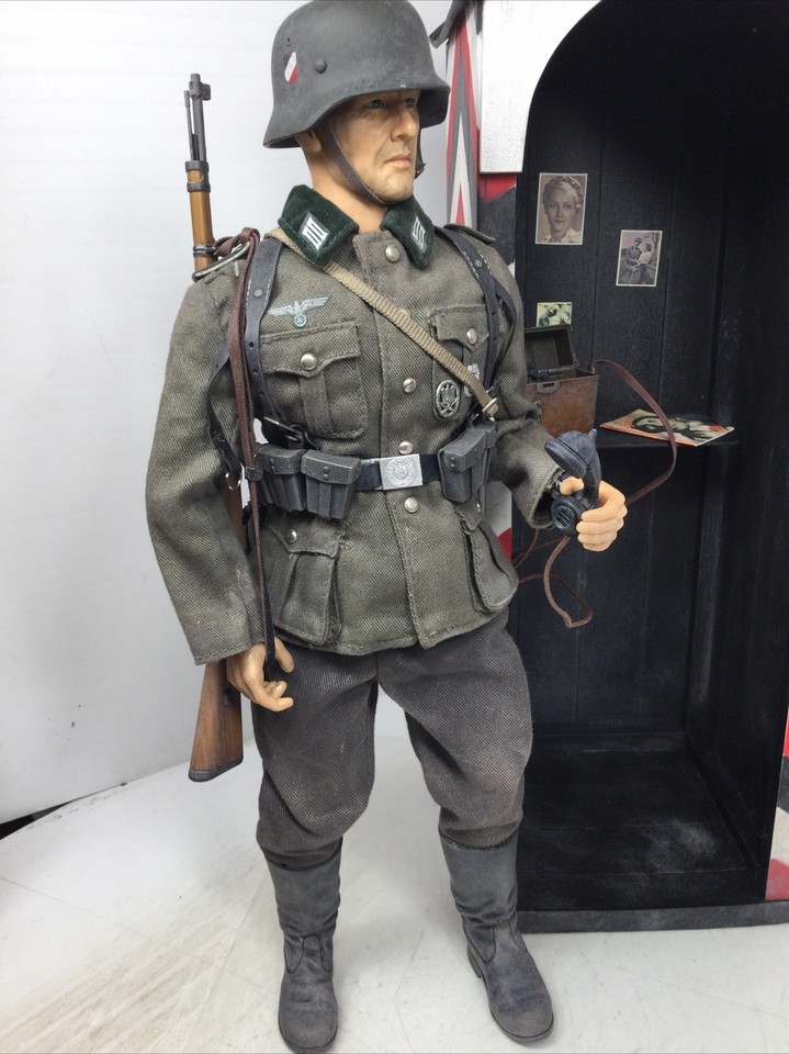 1/6 CUSTOM DRAGON WW2 GERMAN WEHRMACHT CHECK POINT SENTRY & GUARD SHACK ...