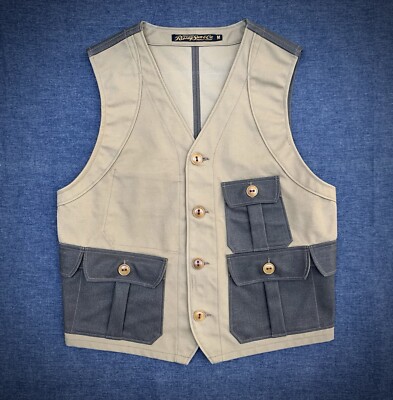 Rising Sun & Co Packer Two Tone vest vintage workwear made in USA RRL ...