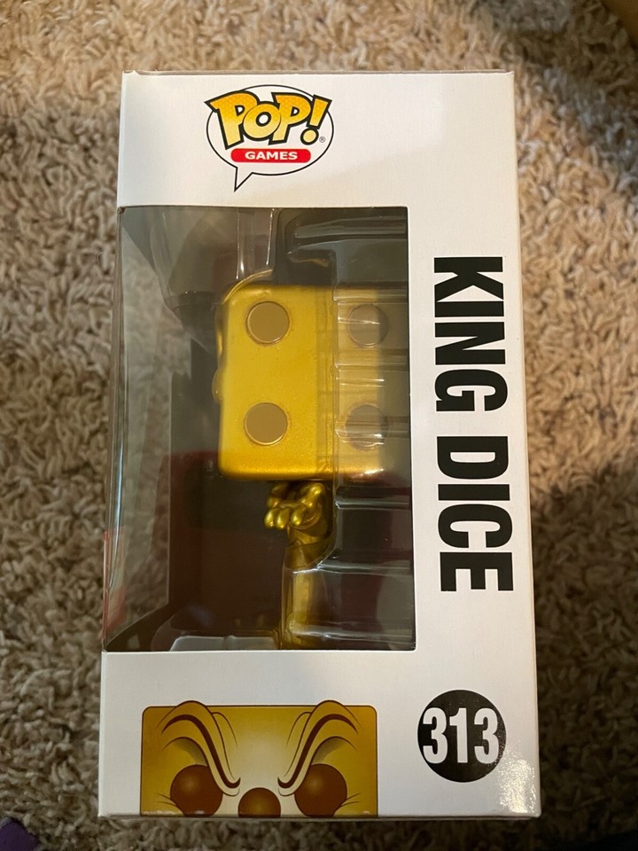 Funko Pop! Vinyl: Cuphead - King Dice (Golden) - GameStop E3 (Exclusive ...