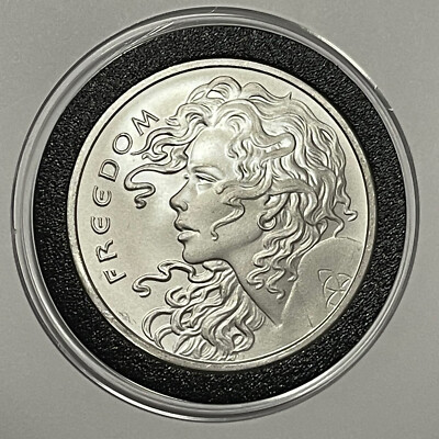 2018 Freedom Girl Woman Collectible Coin 1 Troy Oz .999 Fine Silver ...