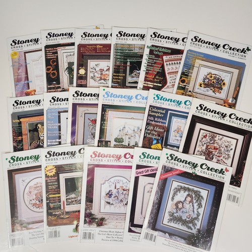 Vintage Stoney Creek Cross Stitch Collection Pattern Booklets LOT OF 17 ...