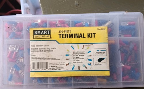 300Pcs Mixed Insulated Solderless Crimp Electrical Wire Connectors ...