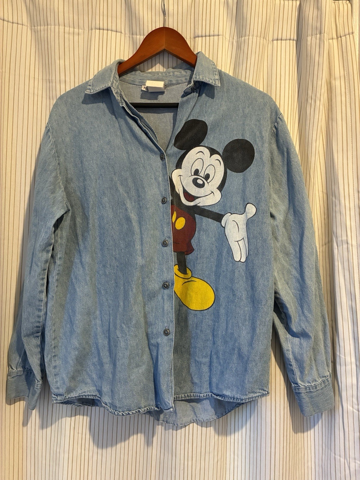 Disney Vintage 90s Mickey Mouse Jerry Leigh Denim But… - Gem
