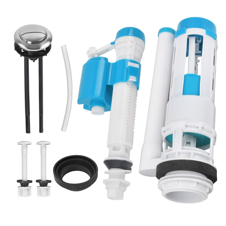 Universal Bathroom Cistern Repair Kit Toilet Dual Push Flush System ...