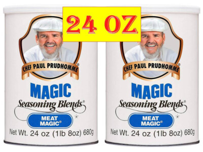 ANY QTY Chef Paul Prudhomme's Magic Seasoning Blends ~ Meat Magic 24 oz ...