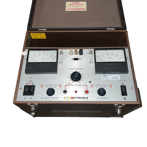 Hipotronics 60 HVT Hipot Insulation Tester Control Box | eBay