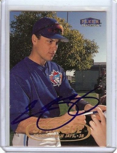 Ed Sprague 98 Fleer Tradition Card Auto Autograph | eBay
