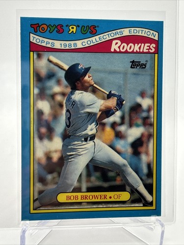 1988 Topps Toys R Us Rookies Bob Brower Baseball Card #2 NM-MT FREE ...