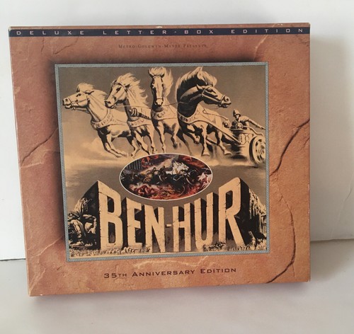 Ben-Hur 35th Anniversary Edition 1993 VHS Box Set Oscars Deluxe ...