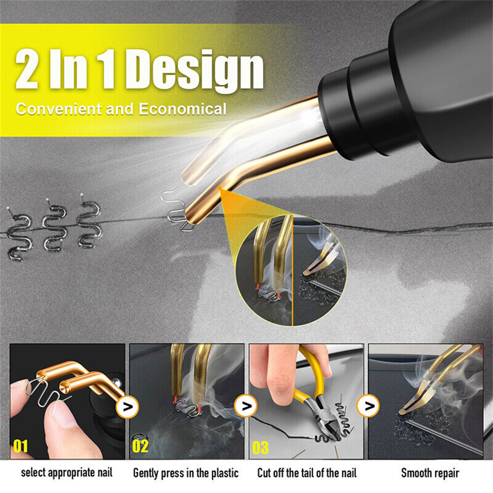 70-200W Hot Stapler Gun Plastic Welder Car Bumper Repair Welding Gun ...