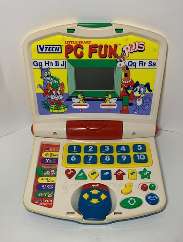 Vtech Little Smart PC Fun Plus Computer for kids Vintage Tested & Works ...