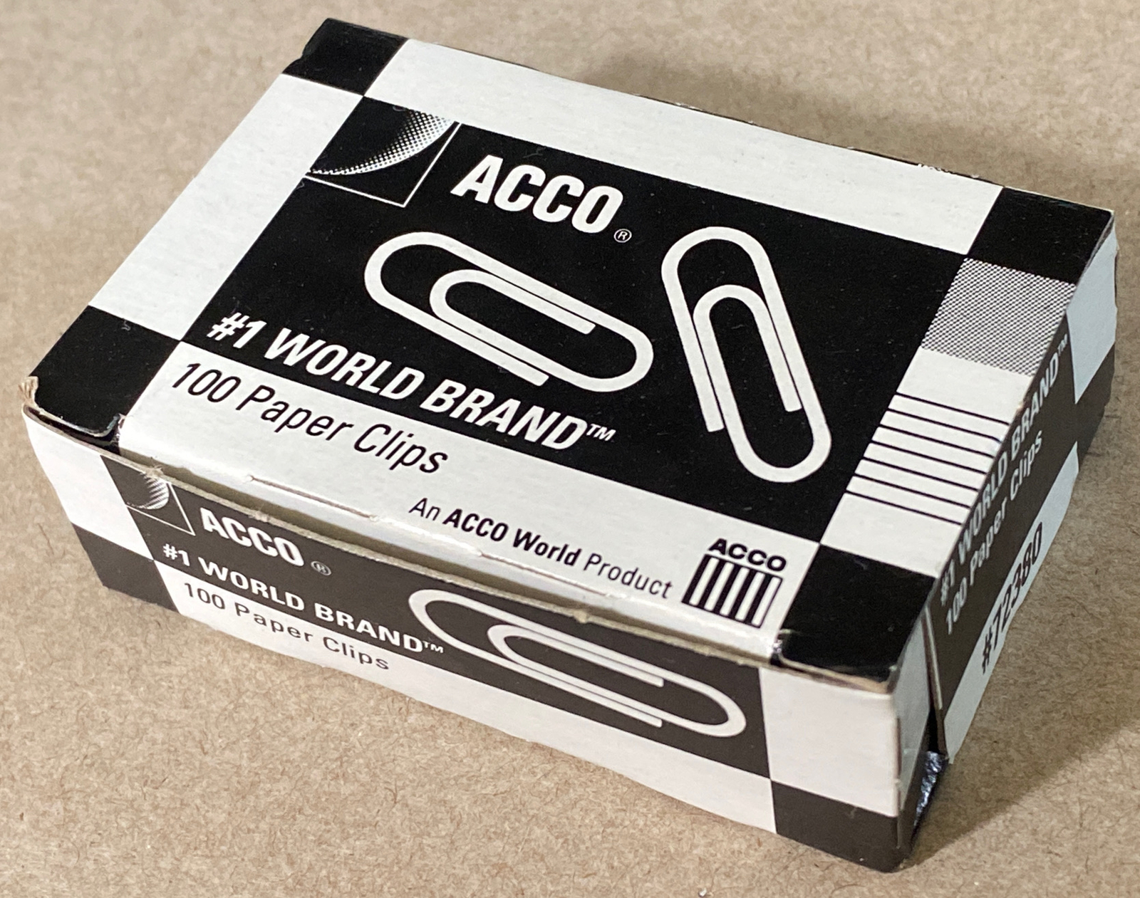 ACCO Paper Clips Standard One (1) Box of 100 - 72380 - NOS - Vintage | eBay