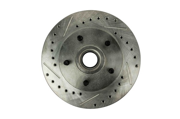 Disc Brake Rotor-Drilled/Slotted/Zinc - Rotor Front The Right Stuff ...