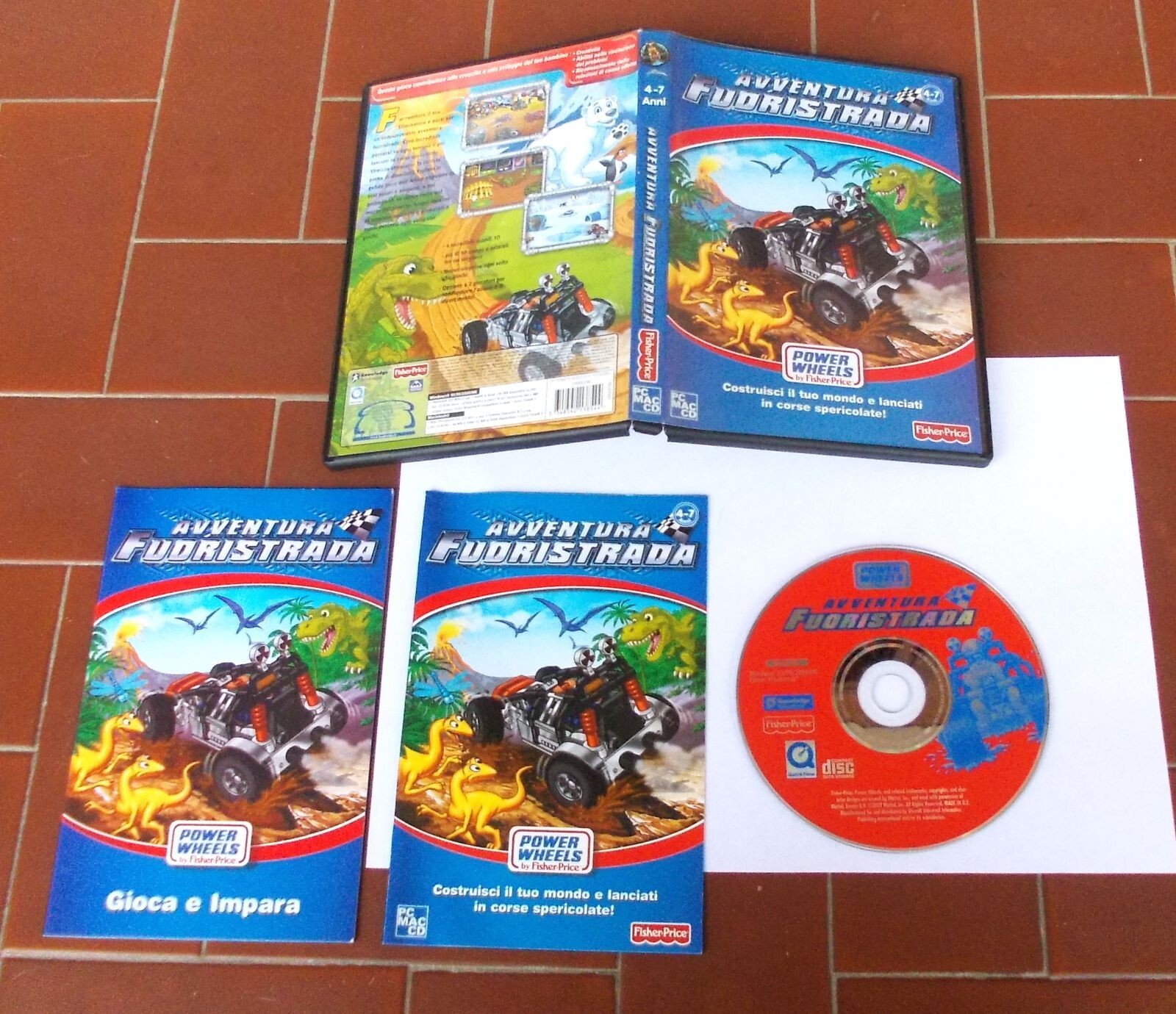 Gioco Pc Cd Rom AVVENTURA FUORISTRADA Power Wheels by Fisher Price ...