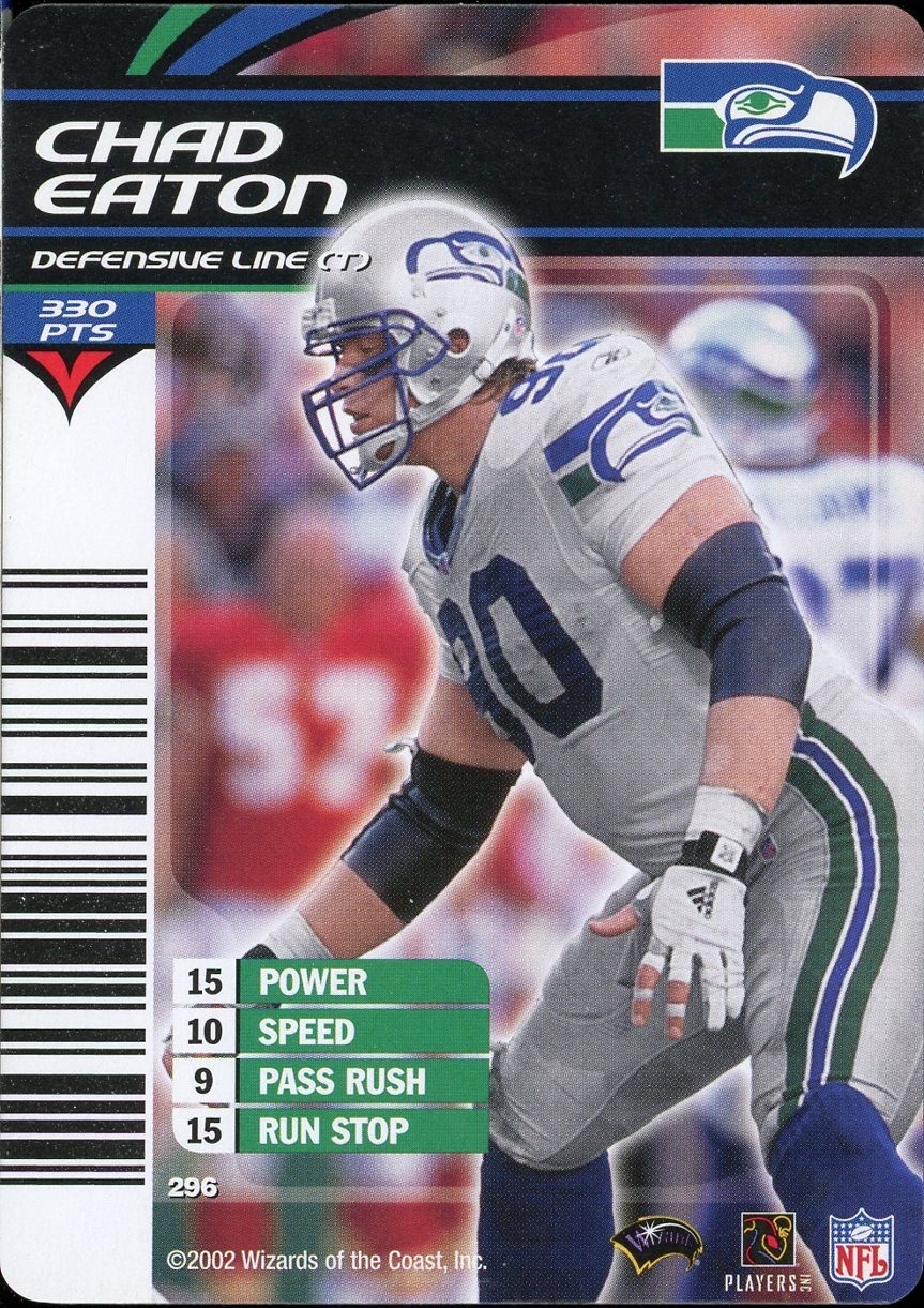 2003 NFL Showdown CHAD EATON SEAHAWKS #296 | eBay