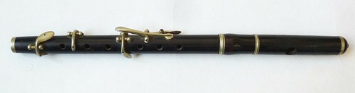 Flute Piccolo bois palissandre 19e siècle instrument fifre en 3 ...