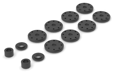 Arrma Shock Piston Set Nero 6S Nero Fazon Nero Big Rock Mojave Felony ...