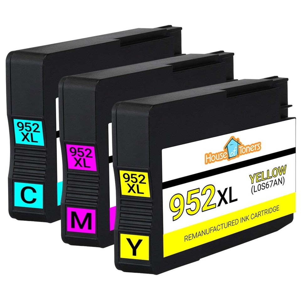 952 952XL Ink Cartridges for OfficeJet Pro 8717 8718 8720 8724 - 3PK ...