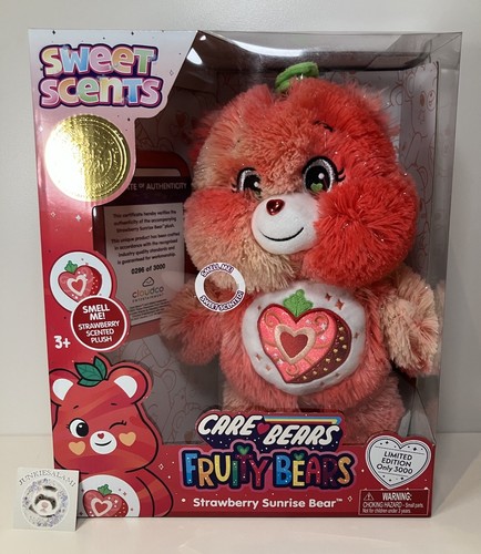 Care Bears Scented Fruity Bears Strawberry Sunrise Bear Limited 3000 ...