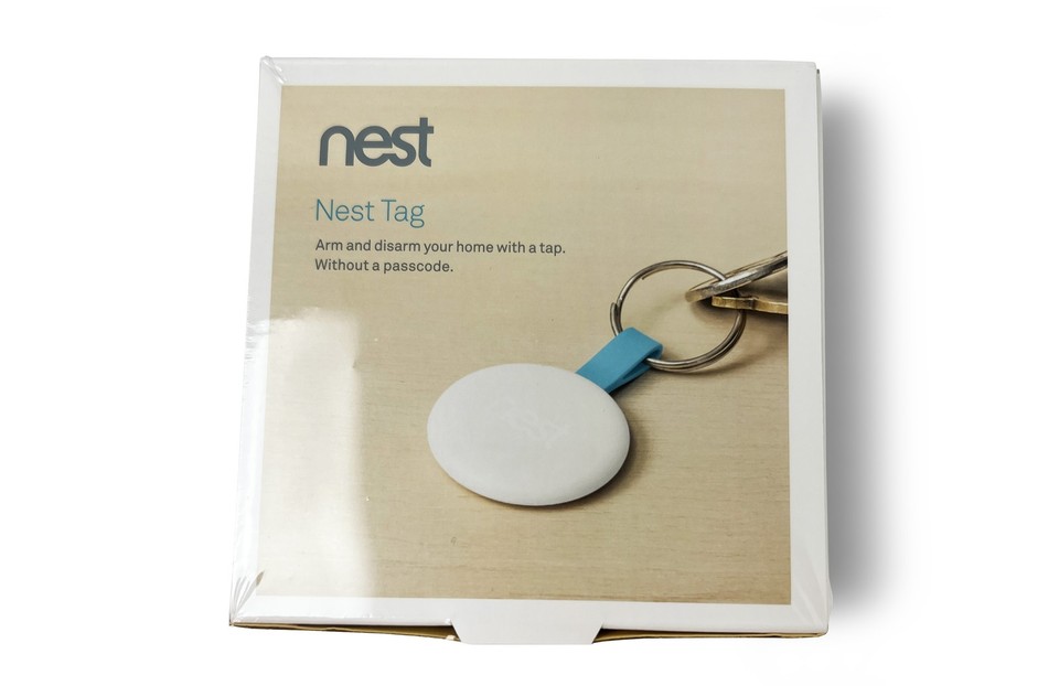 Brand New Nest H13000ES Tag The Easiest Way to arm and Disarm White | eBay