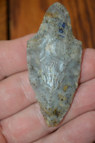 Translucent Blue Flint Ridge Woodland Adena Muskingum Co, Ohio 2.75 x 1 ...