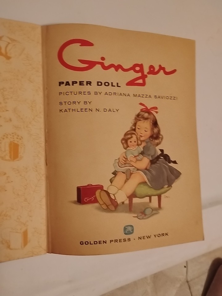 Ginger Paper Doll A Little Golden Activity Book A14 | eBay