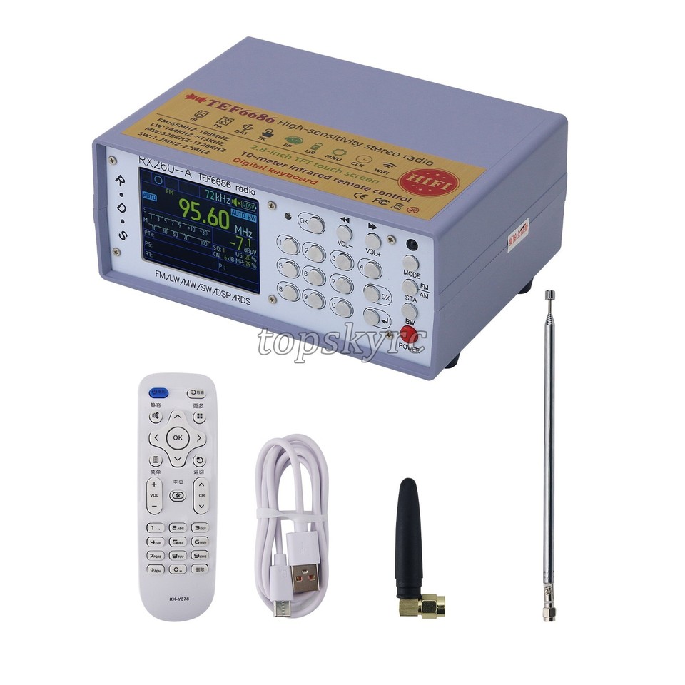 TEF6686 Full Band Radio Receiver Digital FM/AM/LW/MW/SW/DSP/RDS RX260-A ...