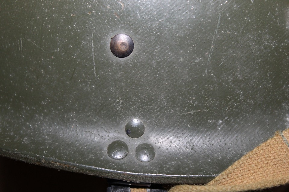 Original Iraqi Army M80 Green Fiber Combat Helmet w/Full Liner ...