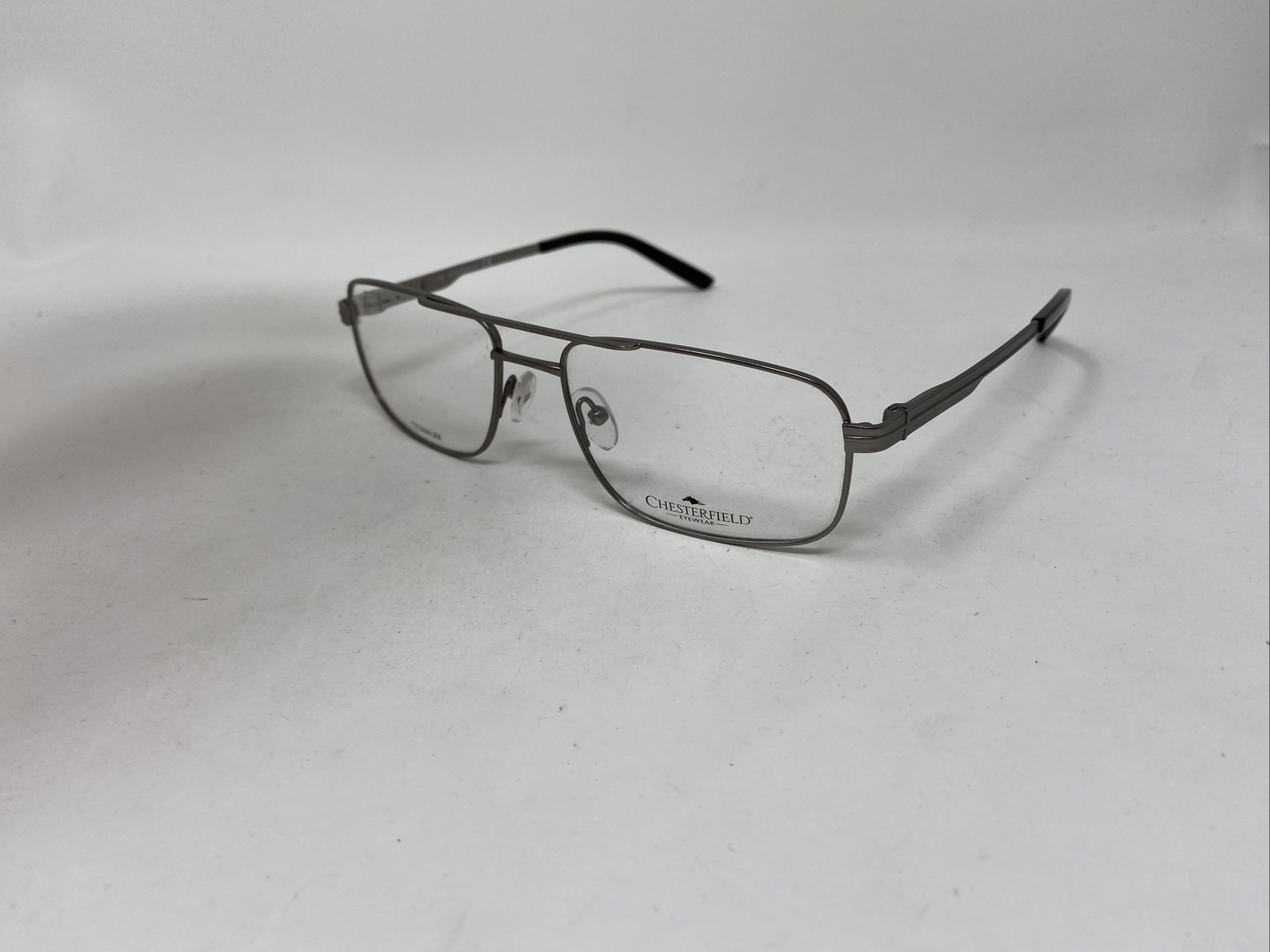CHESTERFIELD TITANIUM EYEGLASSES CH866/T J1 GUNMETAL 56-17-140 FLEX ...