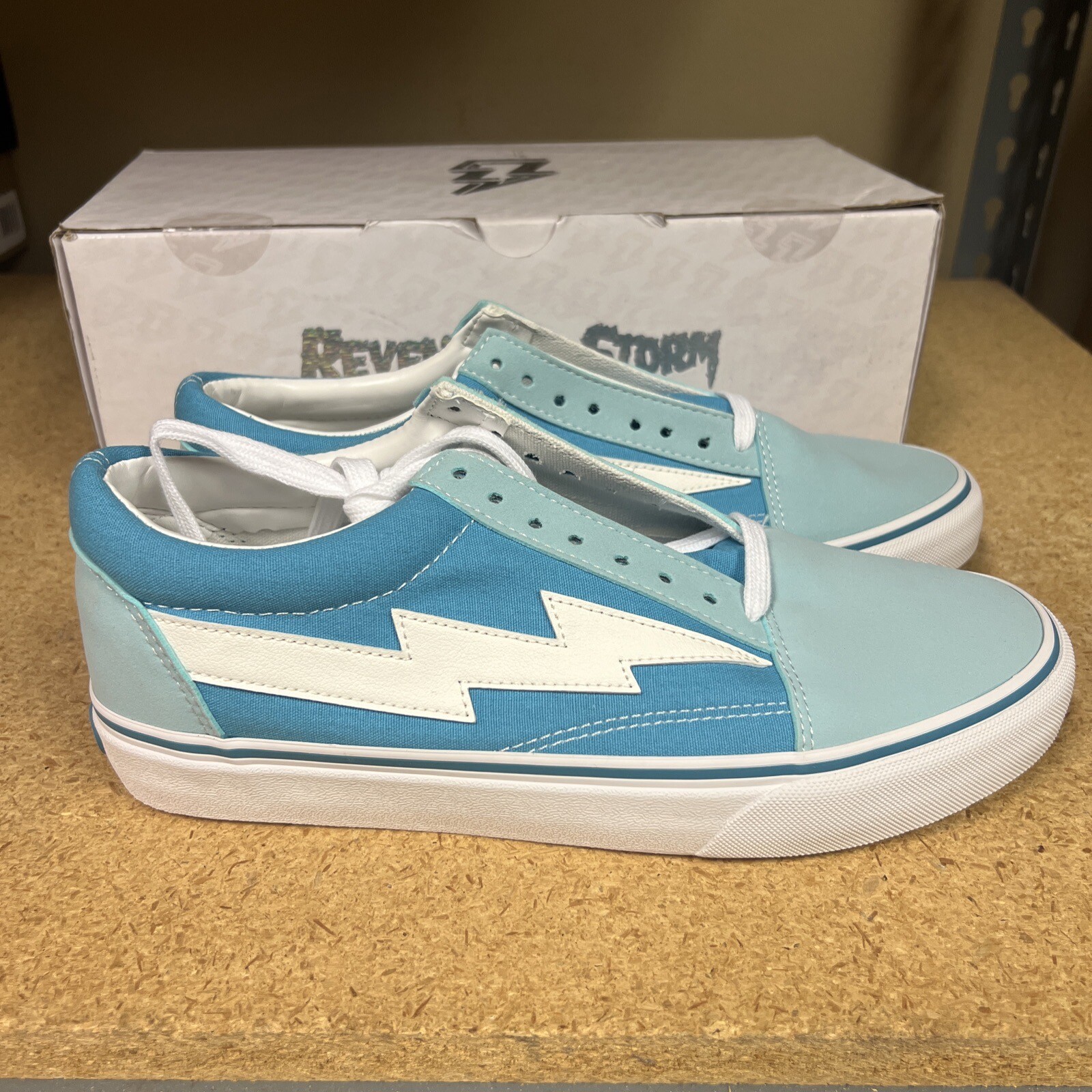 Men's Revenge x Storm Bolt Blue Ian Connor Sneakers Shoes New in Box Size 6 | eBay
