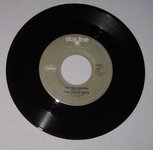 Beach Boys - Canadian reissue 45 - "Help Me, Rhonda" / "Do You Wanna ...