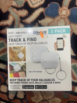 Bluetooth Tracker Fob- 2 PK TRACK & FIND - UNTESTED Keys Wallet Tool | eBay