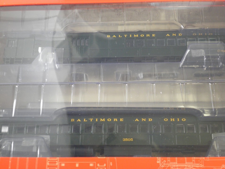 TRAIN LOCO EMC GAS ELECTRIC DOODLEBUG TRAILER COACH DCC B&O HO 81422 ...