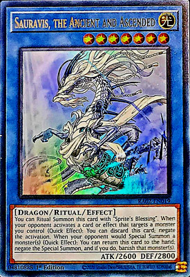 Sauravis, the Ancient and Ascended RA02-EN019 (UR) | eBay