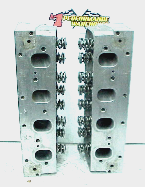 2 GM SB2.2 Ported Aluminum Heads #12480011 with 7mm Titanium Valves ...