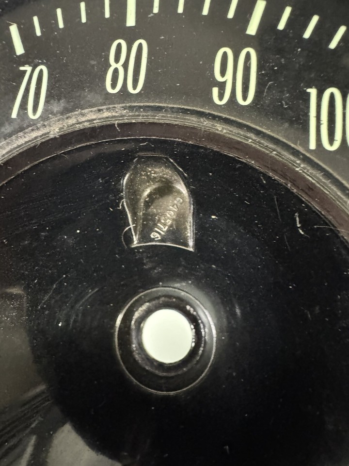 1963 1964 Chevrolet Corvette Speedometer Faceplate With Odometer / Trip ...