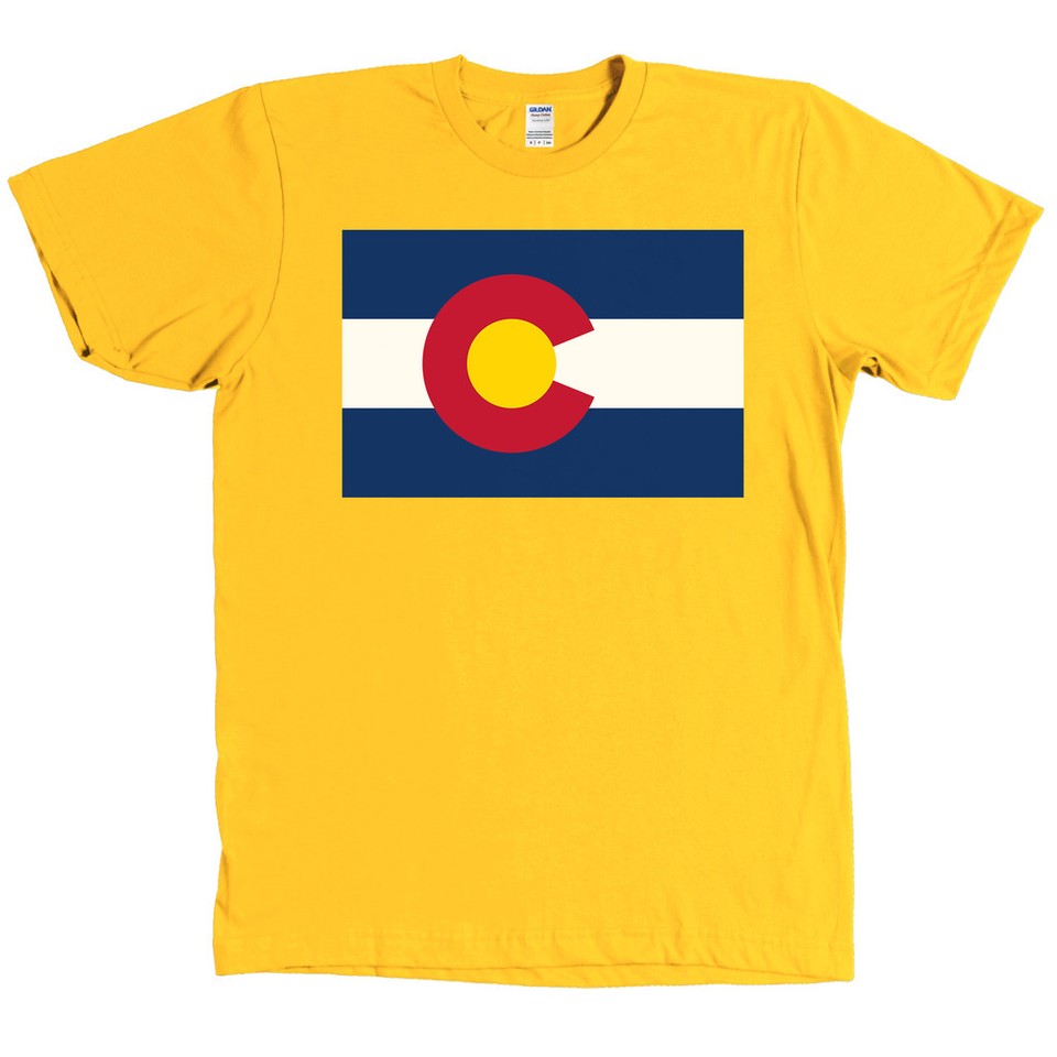 Colorado State Flag Shirt CO Pride Denver Tee NEW WITH TAGS - MANY ...