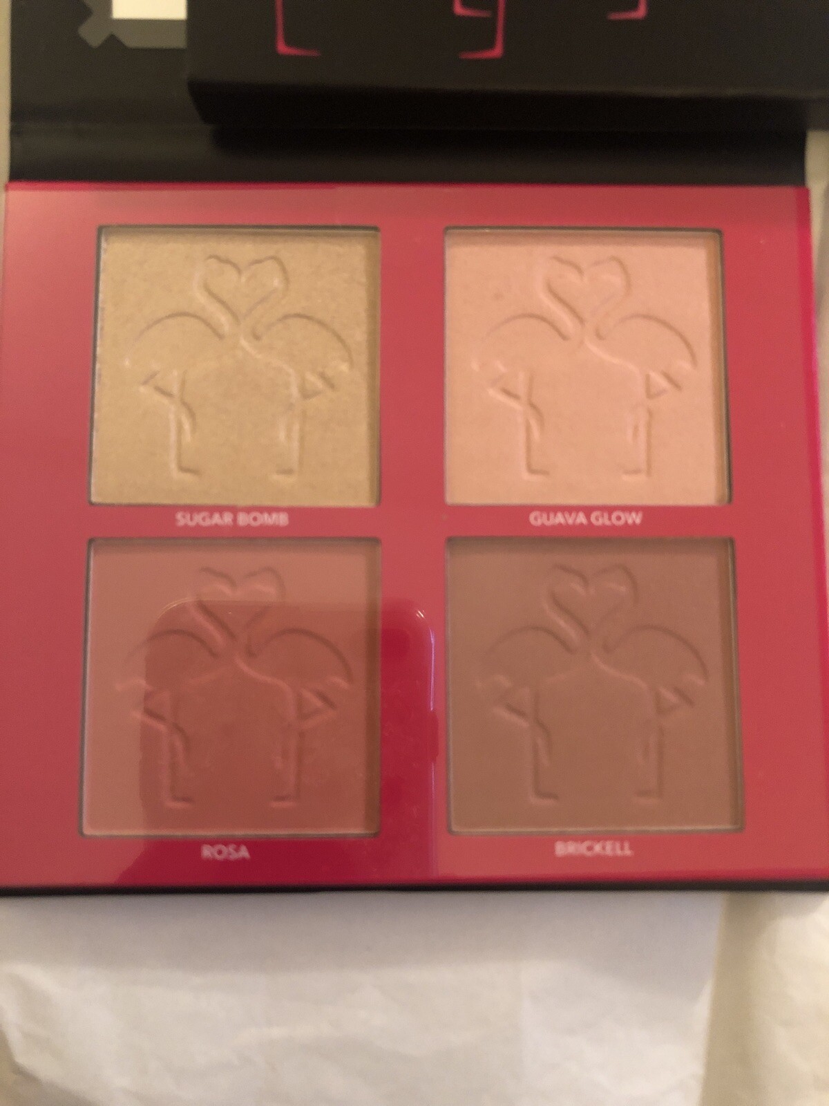 Shania B Miami Blush & Highlighter Palette 4 Shades NIB | eBay
