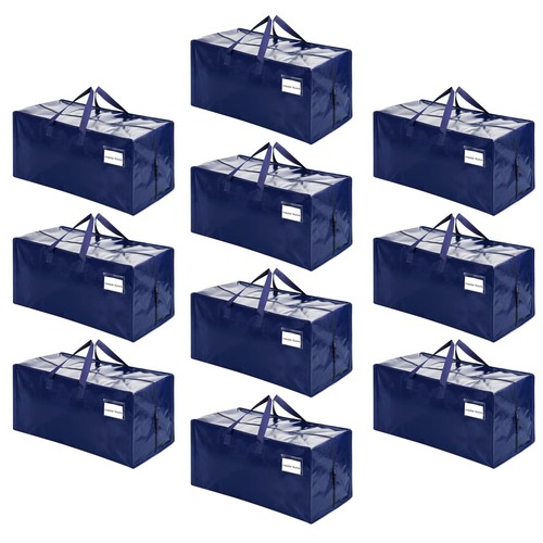 10 Pack Moving Bags w/Backpack Straps, Heavy Duty, Moving Boxes ...