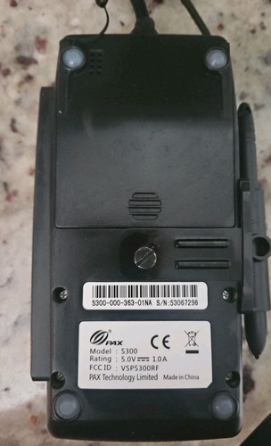 PAX S300 Integrated PIN Pad Credit Card Terminal | eBay