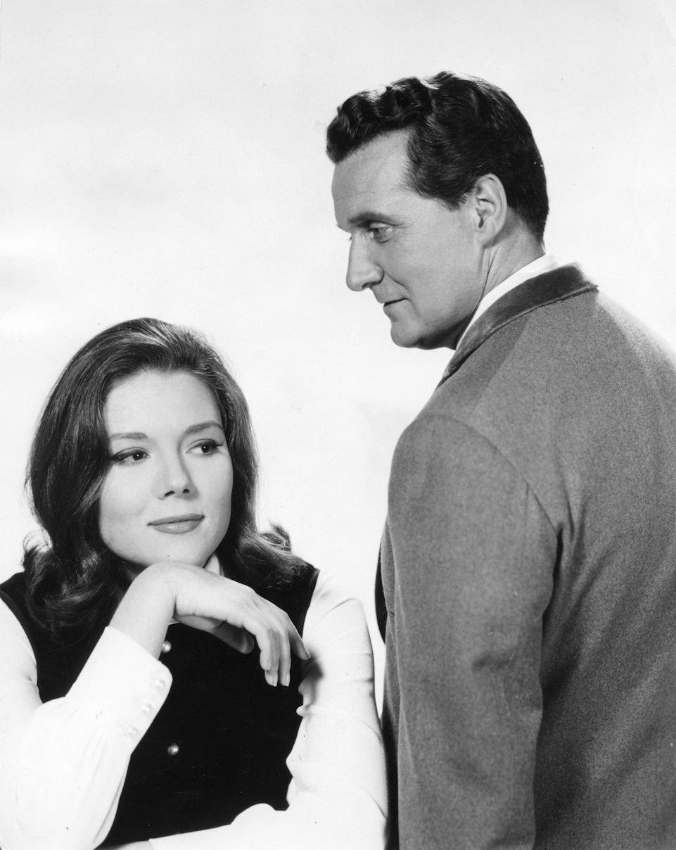 THE AVENGERS PATRICK MACNEE DIANA RIGG RARE 10X8 INCH PHOTO | eBay UK