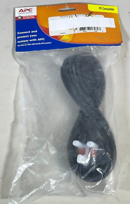 APC Computer Power Extension Cable IEC320C-13 To UK PLUG BS-1363 Black ...